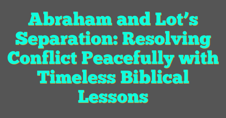 The Story Of Abraham And Sarah In The Bible – QIZR